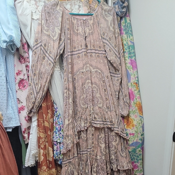 Spell | Dresses | Spell Elle Ferguson Bohemian Paisley Long Sleeve ...